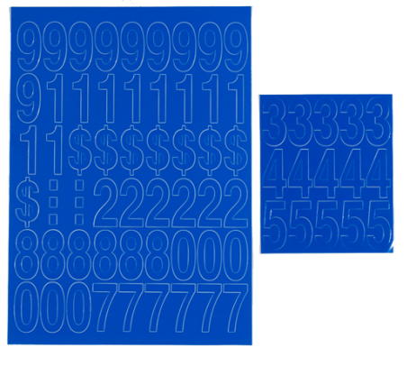 Number Decals - ICEMaid.com